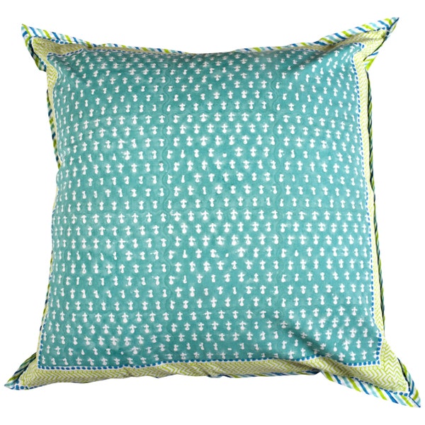 Euro Sham Block Print - Etsy