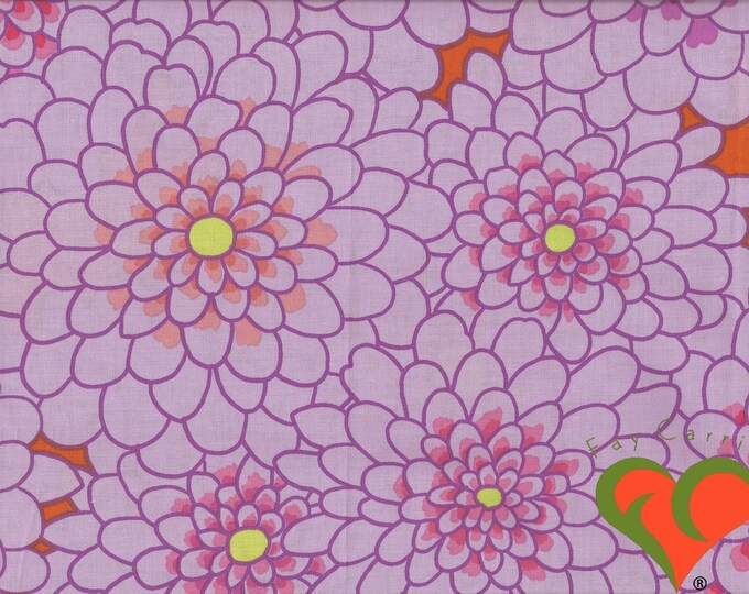 Kaffe Fassett Line Dance Lavender Fabric GP116 Fat Quarter. OOP. HTF ...