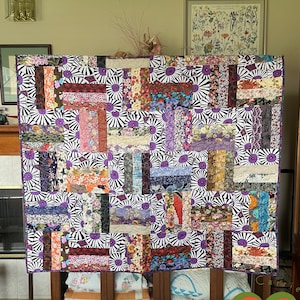 Asian Themed & Kaffe Fassett Quilt-comfort Quilt-throw Quilt-twin Bed ...