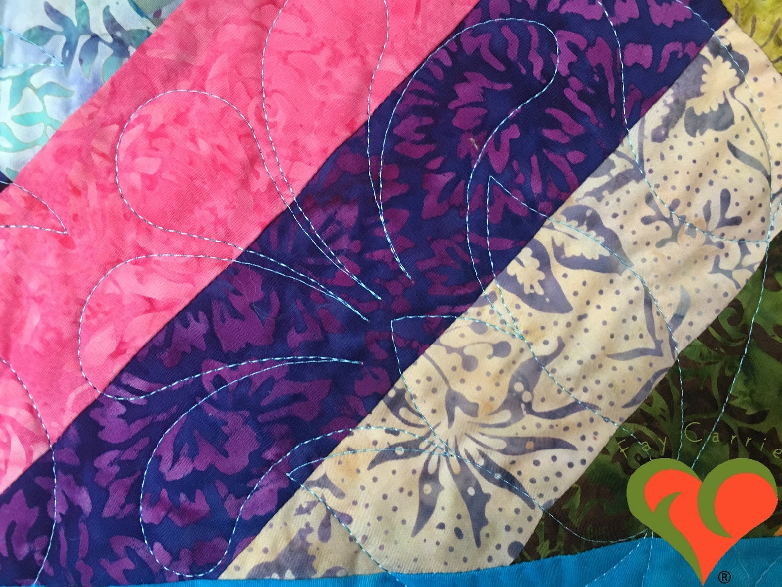 Beautiful Batik Lap-sized Quilt-comfort Quilt-toddler Quilt-sofa Quilt ...