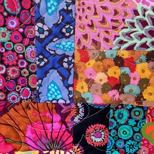 Glorious Color Kaffe Fassett Quilt. Twin/full Bed Sized Quilt-comfort ...