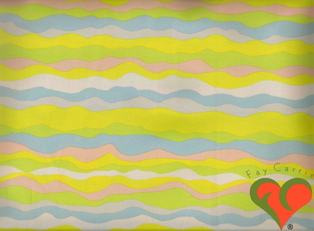 Kaffe Fassett Collective Brandon Mably Waves Fabric BM04. Fat Quarter ...