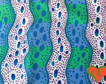 Early Kaffe Fassett Floating Flowers Blue Fabric GP56. Fat Quarter ...