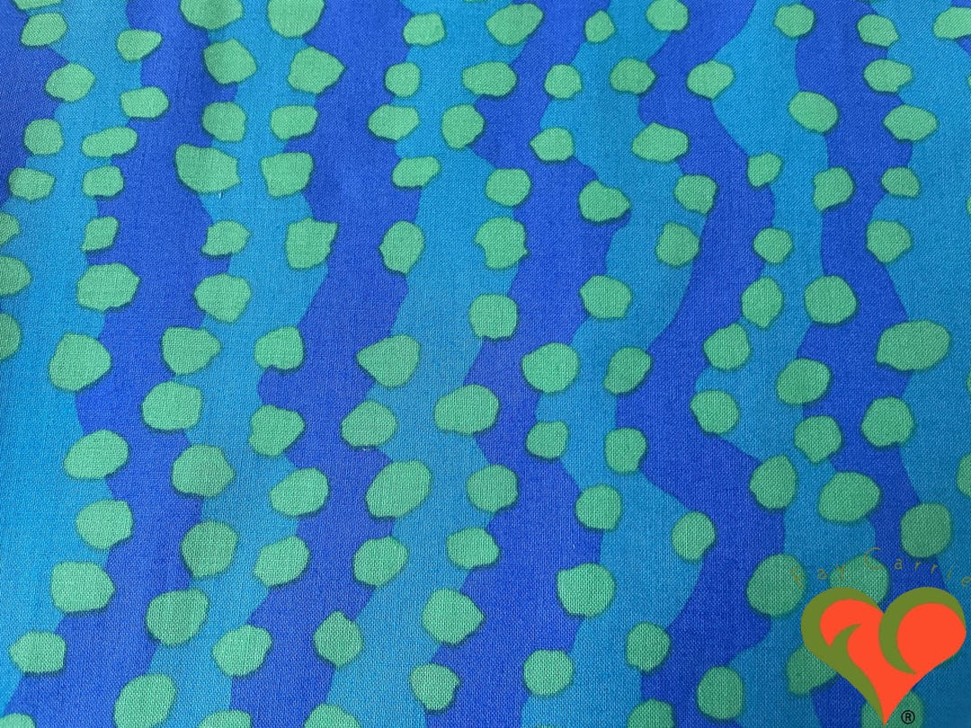 Kaffe Fassett Collective Brandon Mably Bubble Stripe Aqua Fabric BM82 ...