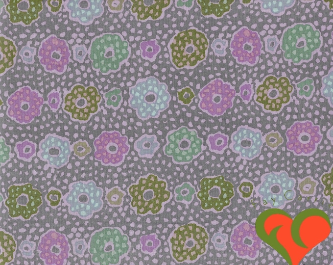 Early Kaffe Fassett Floating Flowers Blue Fabric GP56. Fat Quarter ...