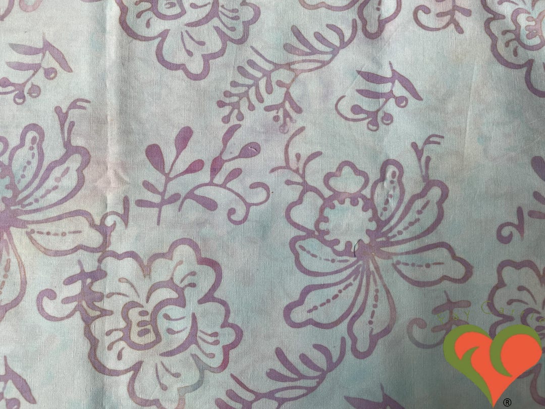 Beautiful Batik. Purple and Pale Blue. Fat Quarter. Rare. HTF. - Etsy