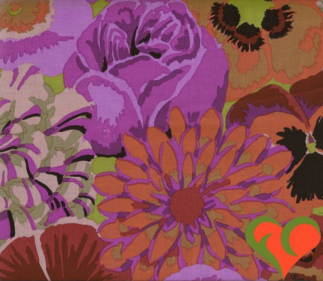 Kaffe Fassett Bekah Plum Fabric GP69. Fat Quarter. HTF. Rare. Rowan ...