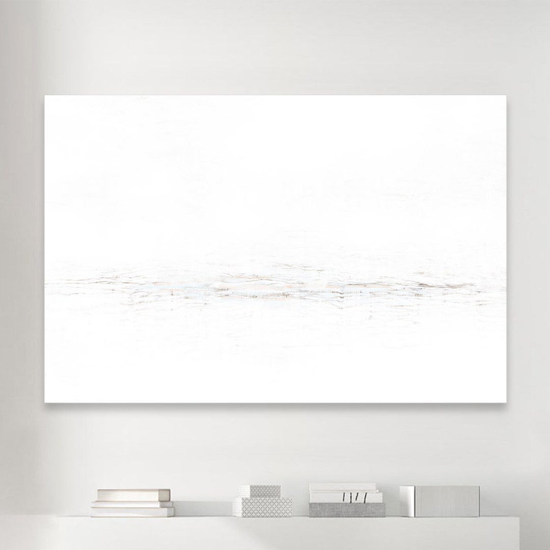 Large,neutral Abstract Painting-calm,oversized,framed,canvas Wall Art ...