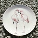 Flamingo Hand Painted Plate // Ceramic Dishware // Gift Idea // Make ...