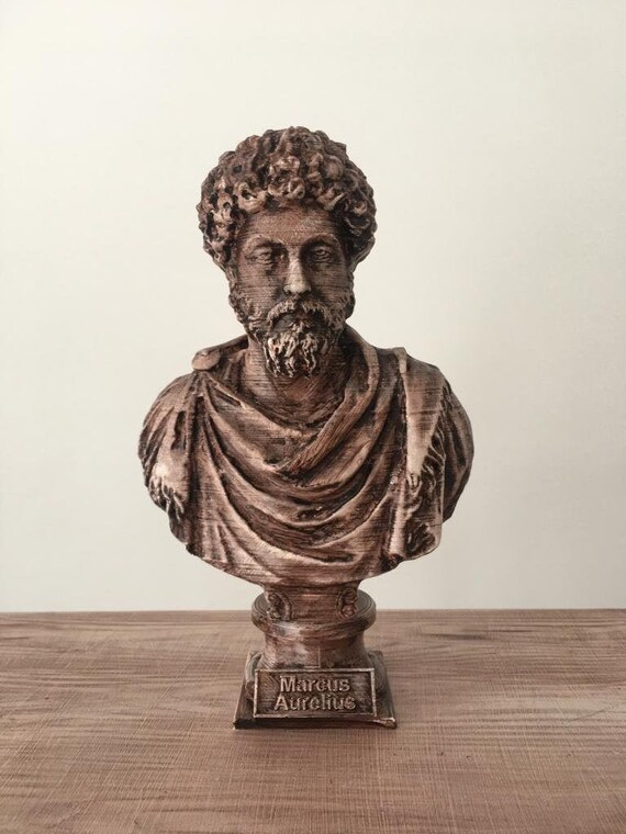 MARCUS AURELIUS Statue / Roman Emperor Bust // 81012 Inches | Etsy