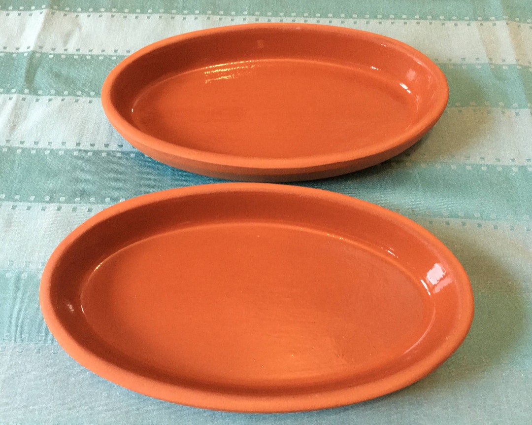 Turkish Clay Plate / Slow Cooking / Set of 2 - Etsy
