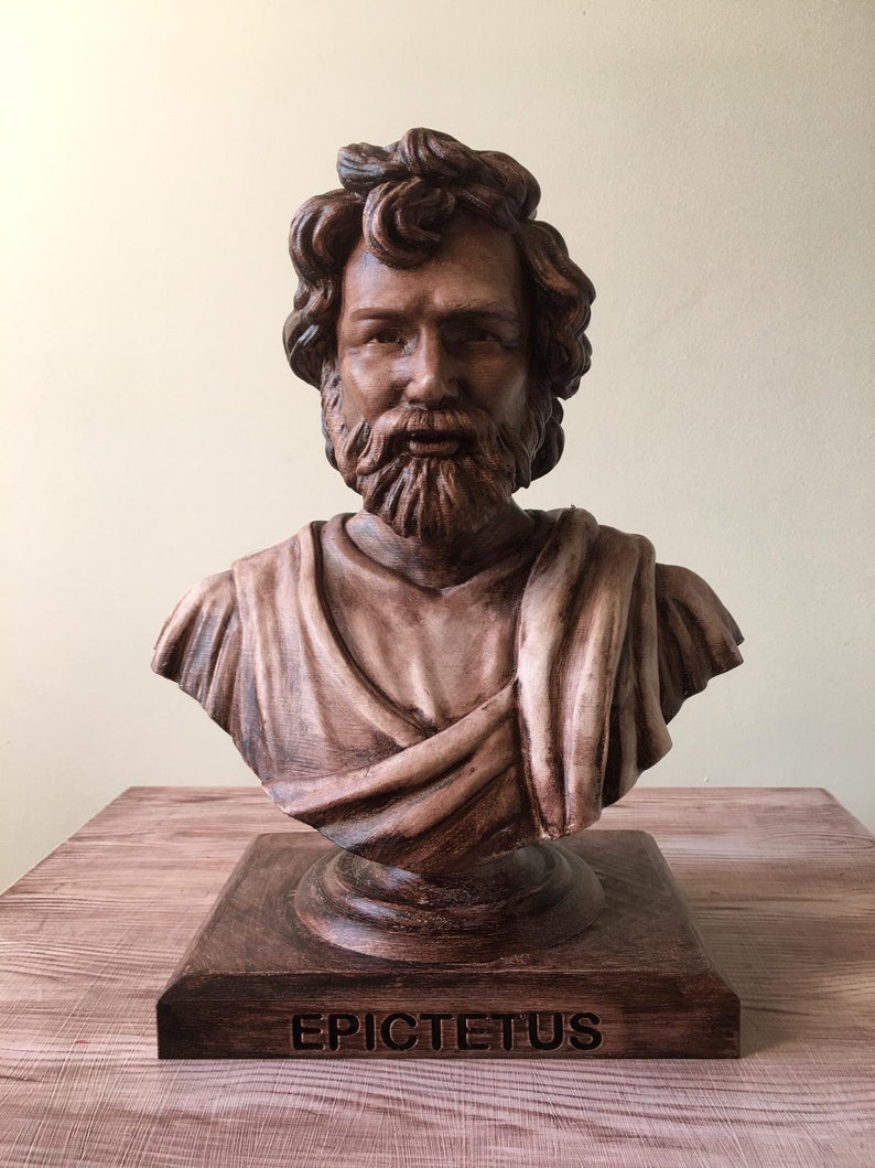 Epictetus Statue / 12 Inches Tall / 3D Printed Statue - Etsy