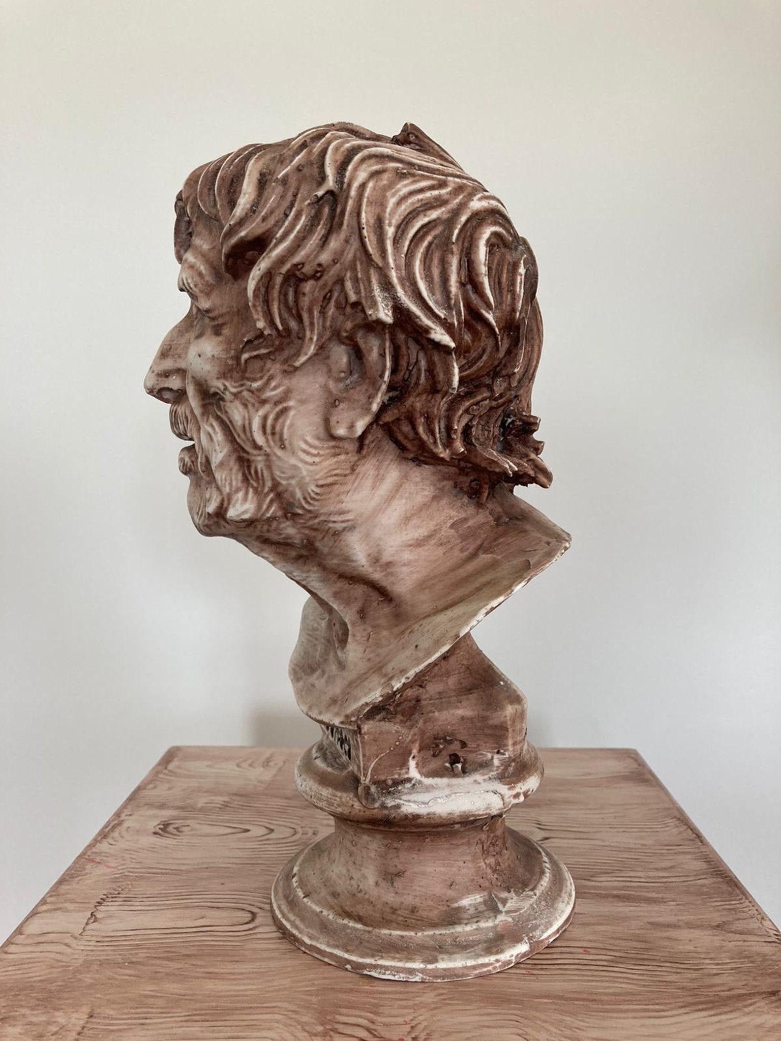 SENECA the Younger Statue / Stoic Bust // 12.2 inches tall 3 | Etsy