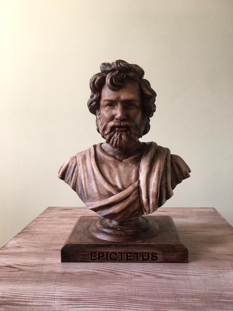 Epictetus Statue / 12 Inches Tall / 3D Printed Statue - Etsy