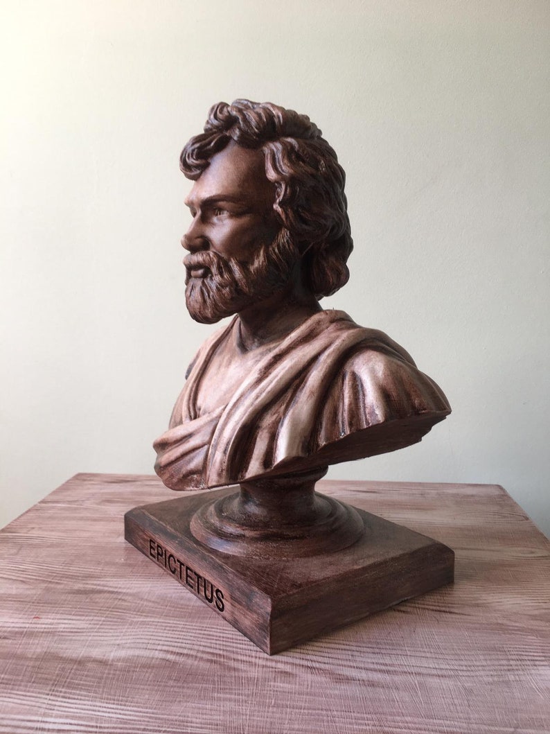 Epictetus Statue / 12 Inches Tall / 3D Printed Statue - Etsy
