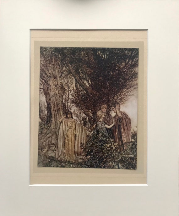 Lithographs A Midsummer Night\u2019s Dream. Genuine 1st Edition Arthur ...