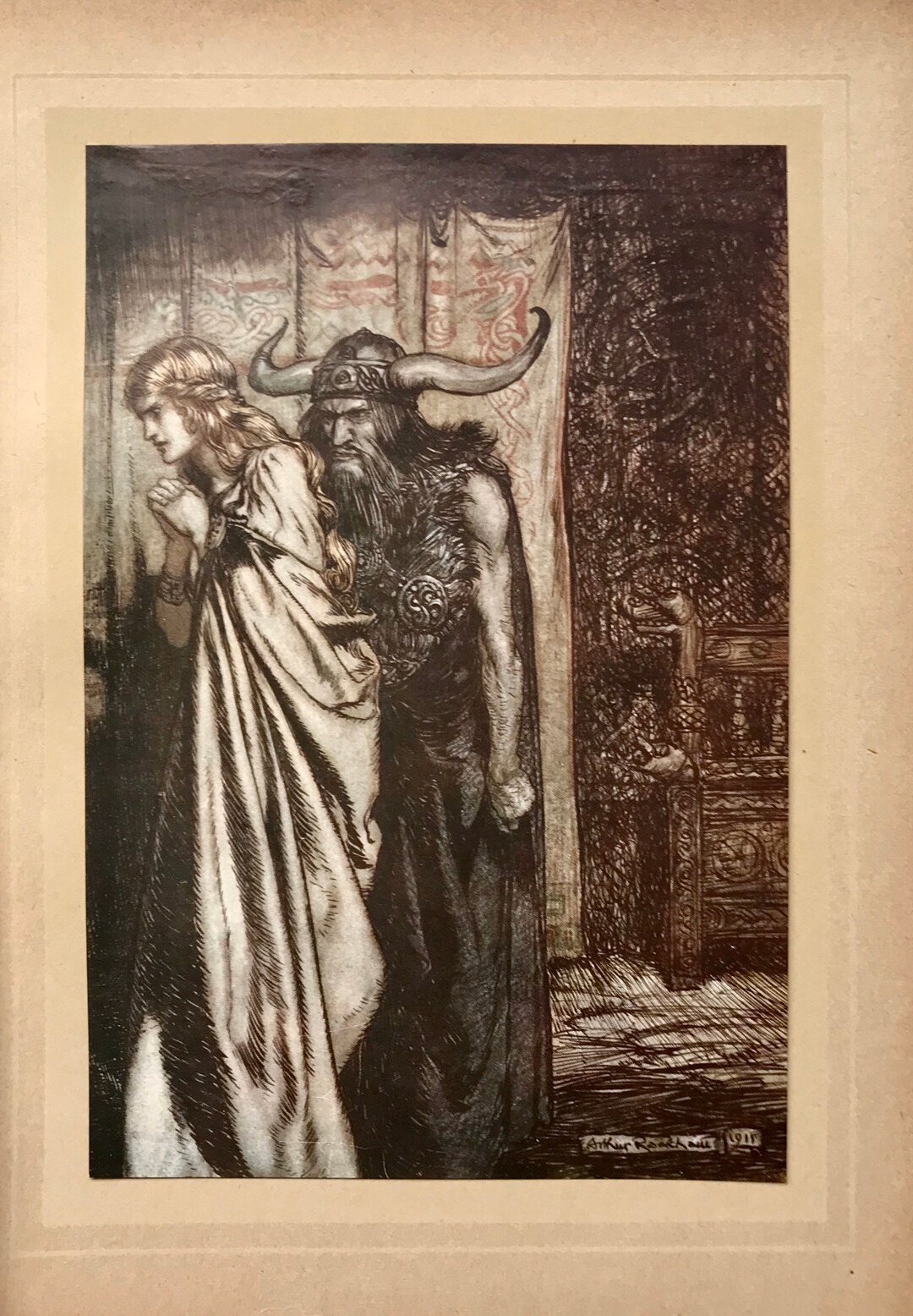 Arthur Rackham - Siegfried and the Twilight of the Gods - Genuine ...