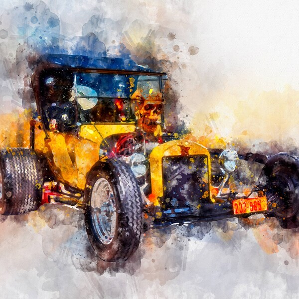 Hot Rod Art - Etsy