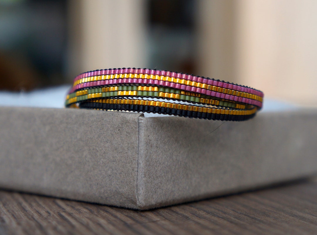 Bracelet Set Set of 3 Handmade Miyuki Beaded Bracelets Jewellery Set 3 ...