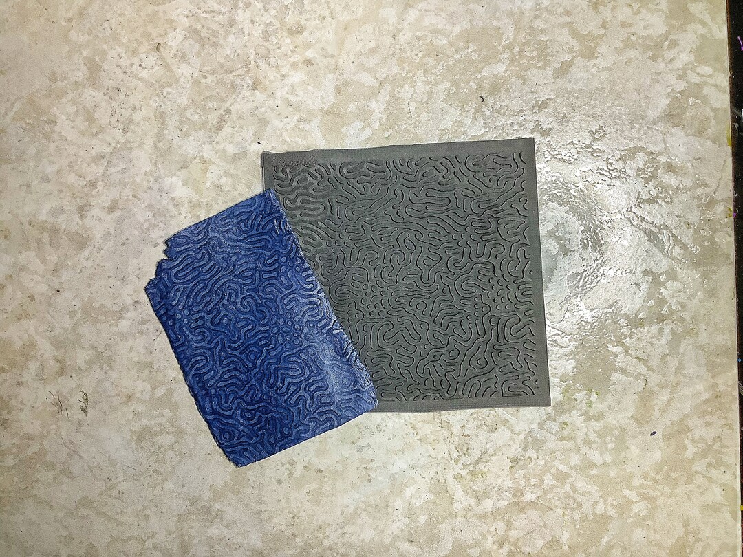 Labyrinth Texture Plate for Polymer Clay Jewelry Making Fleurmica Shift ...