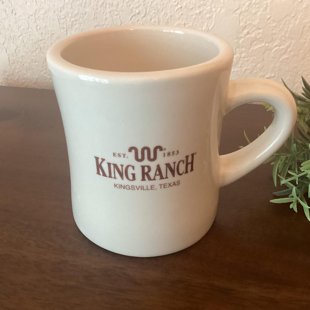 King Ranch TX Cowboy Coffee Mug, Heavy, Vintage, Excellent - Etsy