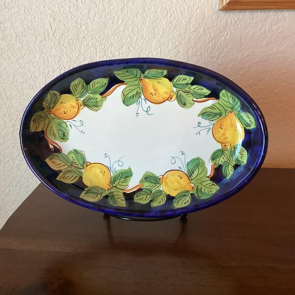 Lemon Platter Italy - Etsy