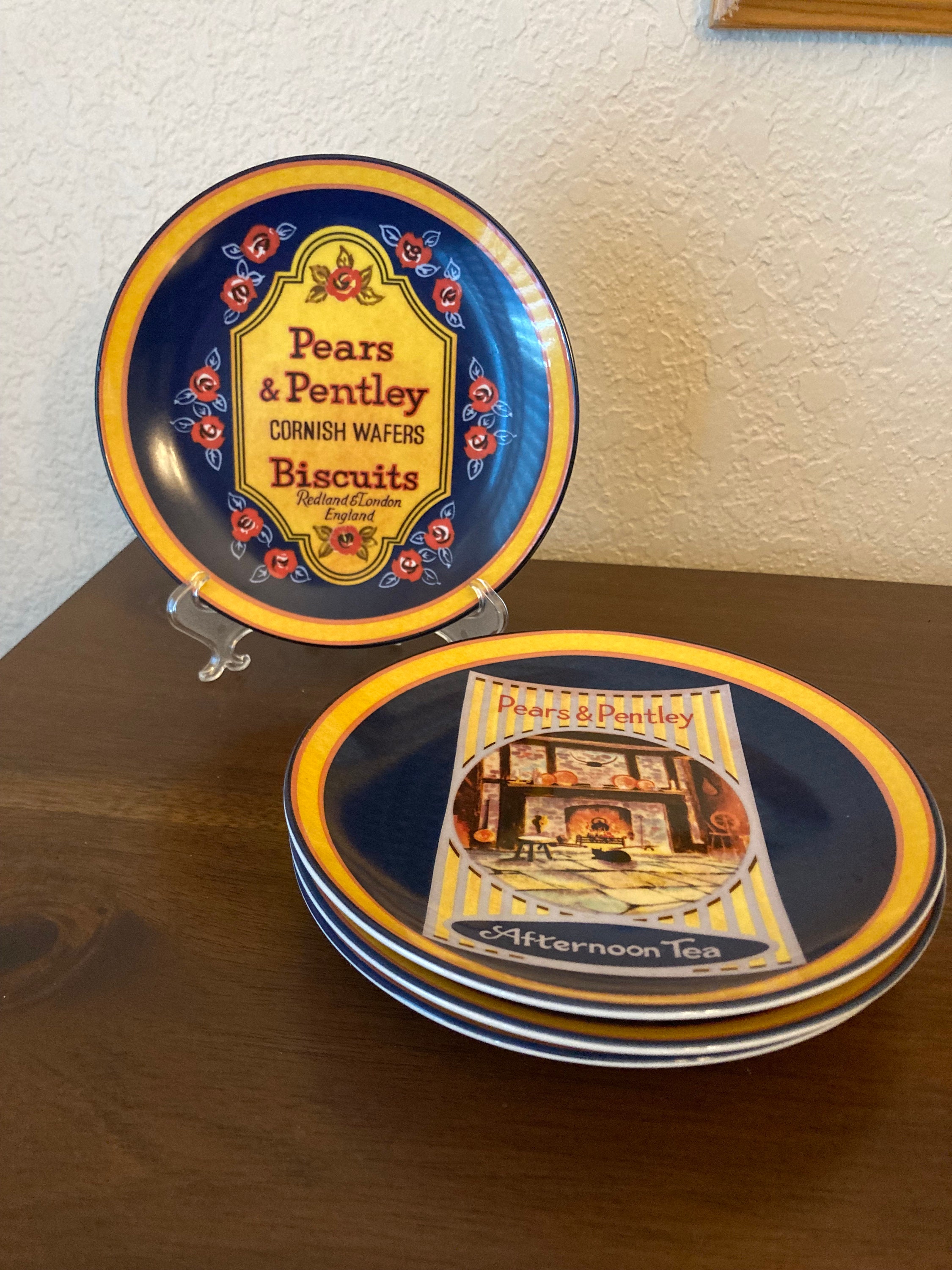 BIA Cordon Bleu Pears and Pentley Plates Set of 4 Appetizer - Etsy