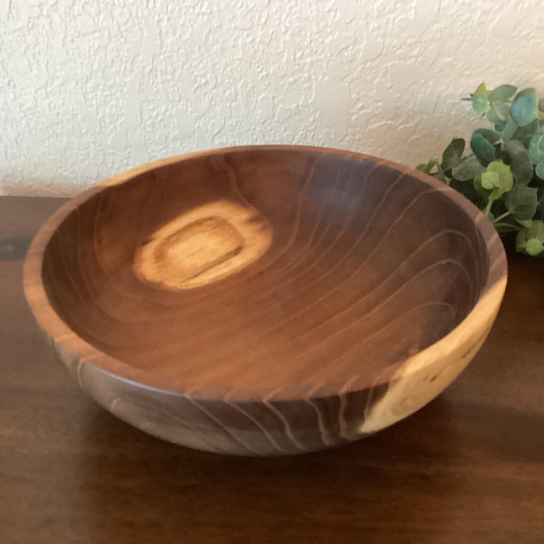 Hand Turned Mulberry Wood Bowl, Signed D Branch, 2003, Vintage ...