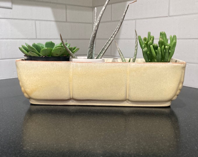 Frankoma Rectangular Planter #15 in Desert Gold - Etsy