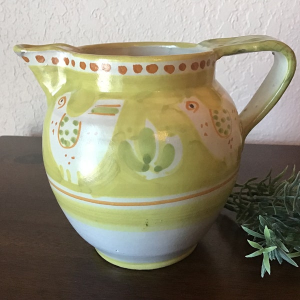 Italy Pitcher Vintage Ceramic - Etsy