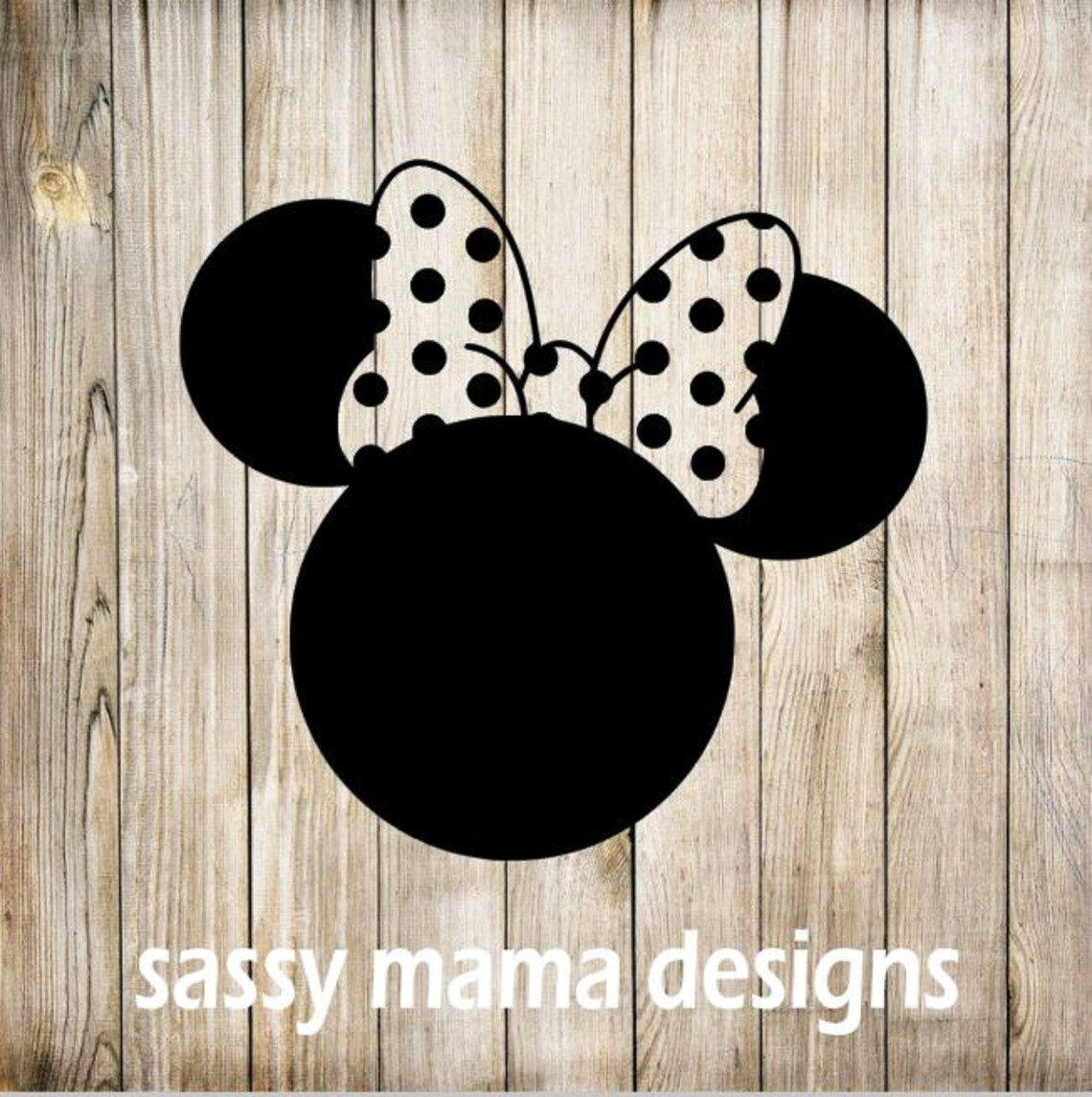 Minnie Mouse Polka Dot Bow Svg Png Gsp Design Instant Download Etsy