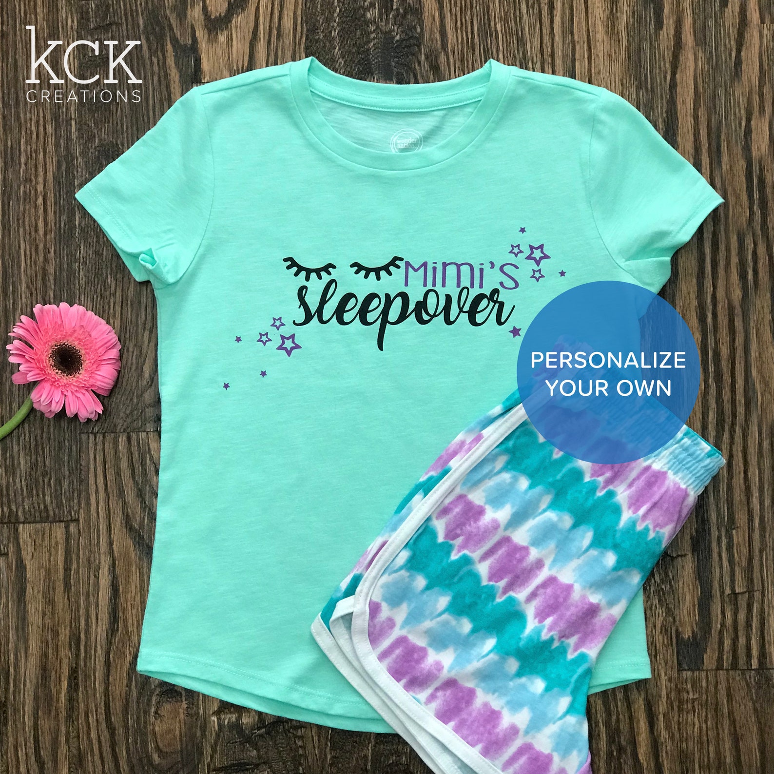Sleepover Shirt Matching Slumber Party Sleep Shirts Etsy