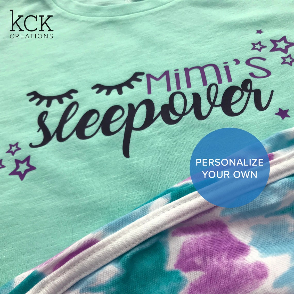 Sleepover Shirt Matching Slumber Party Sleep Shirts Etsy
