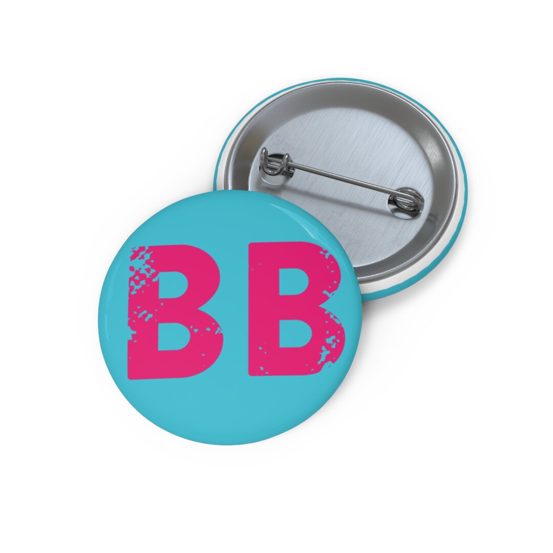 BB Circle Logo Pin Button - Etsy