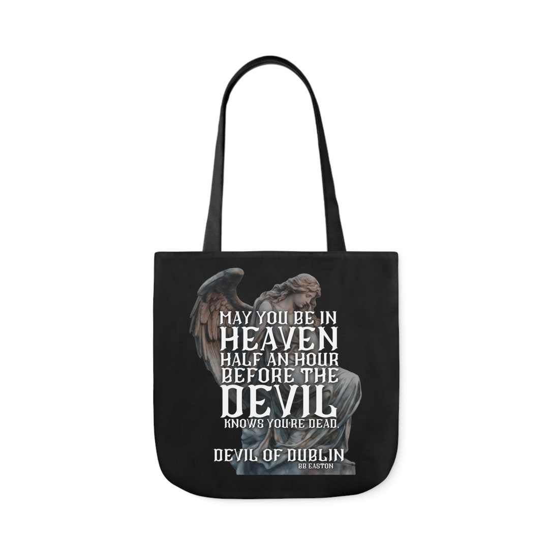 Devil of Dublin Weeping Angel Canvas Tote Bag - Etsy
