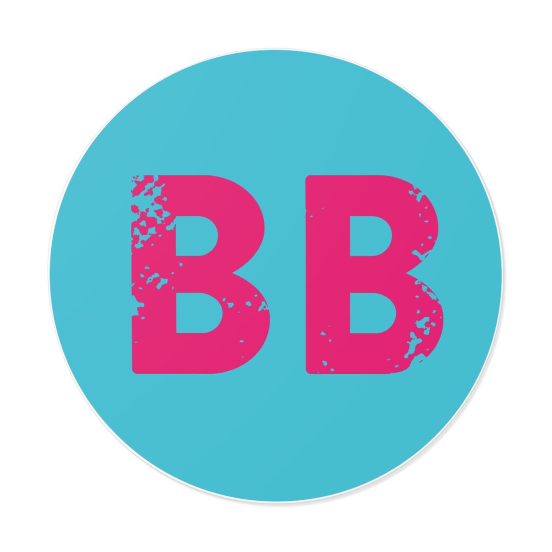 BB Circle Logo Vinyl Sticker - Etsy