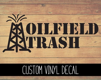 Oilfield decal | Etsy