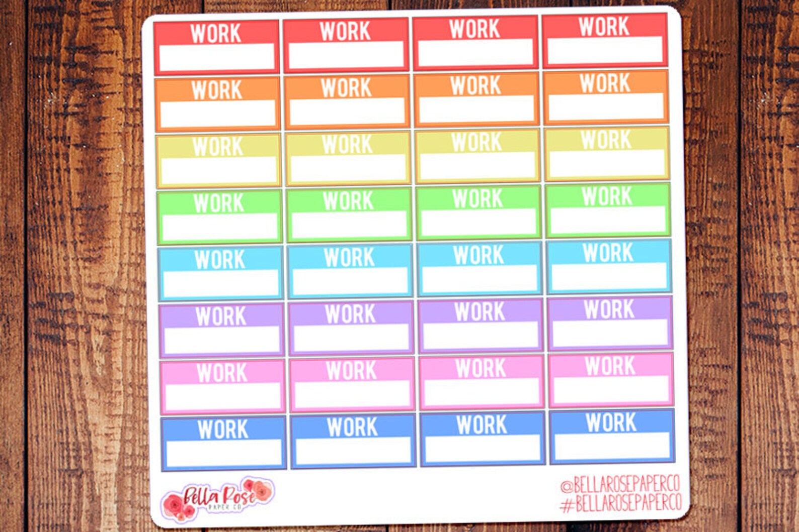 Work Schedule Planner Stickers Work Stickers for Use in Erin - Etsy