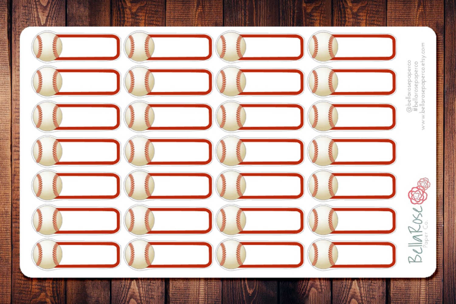 Baseball Game Planner Stickers, Baseball Stickers, for Use in Erin ...