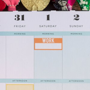 Work Schedule Planner Stickers, Work Stickers, for Use in Erin Condren ...