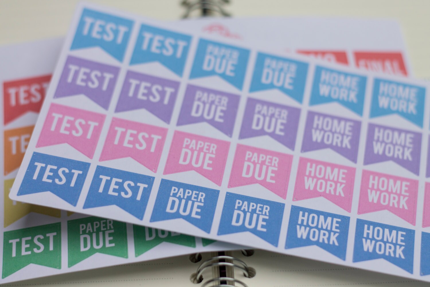 College Student Planner Stickers Banner Stickers for Use in - Etsy