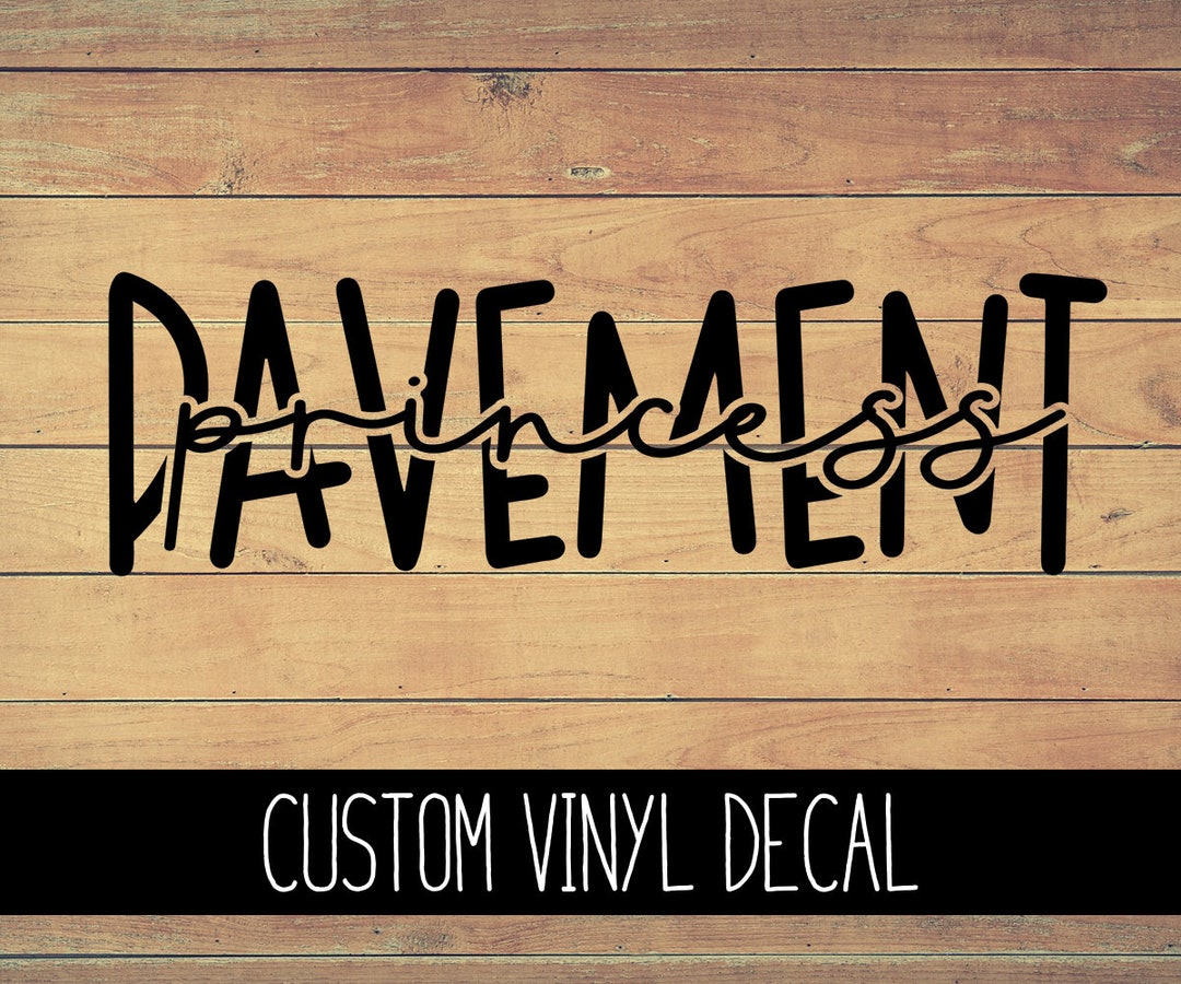Pavement Princess 4x4 Vinyl Decal, Yeti Decal, Offroad Decal, Car Decal ...