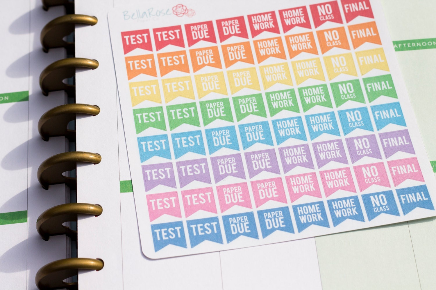Mini College Student Planner Stickers Student Stickers for - Etsy