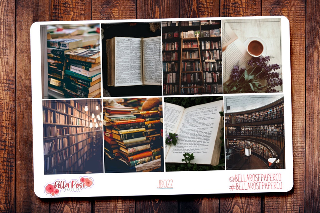 Books Only Full Boxes, for Use in Erin Condren Life Planners, Happy ...