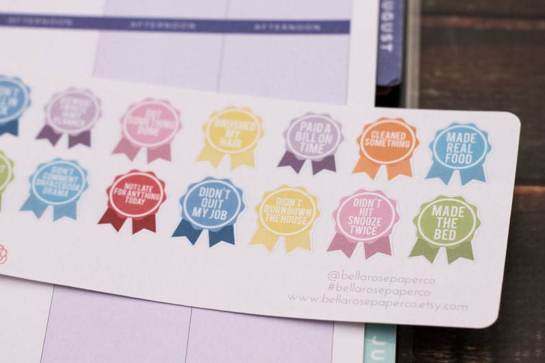 Adulting Reward Stickers, Adult Stickers, Planner Stickers, Inspired by ...