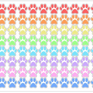 Paw Planner Stickers, Pet Planner Stickers, for Use in Erin Condren ...