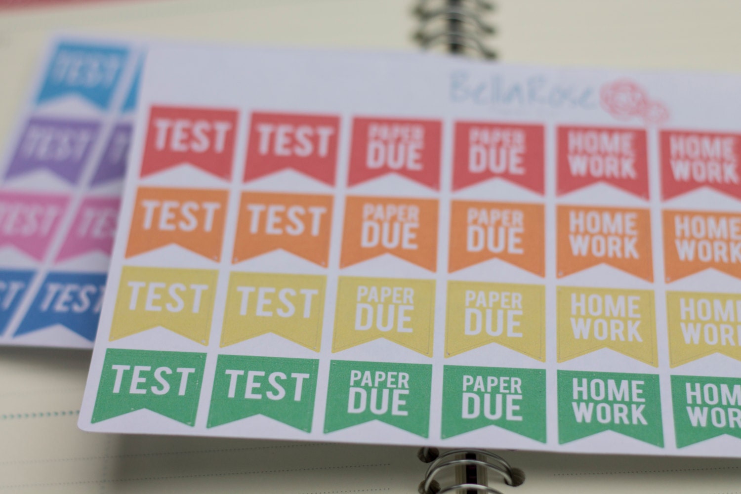 College Student Planner Stickers Banner Stickers for Use in - Etsy