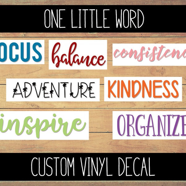 One Little Word - Etsy