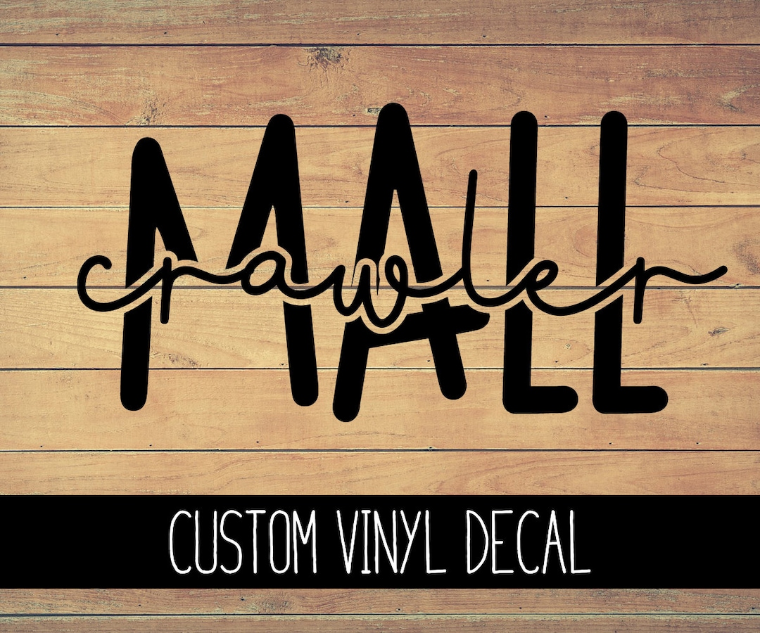 Mall Crawler 4x4 Vinyl Decal, Yeti Decal, Offroad Decal, Car Decal ...
