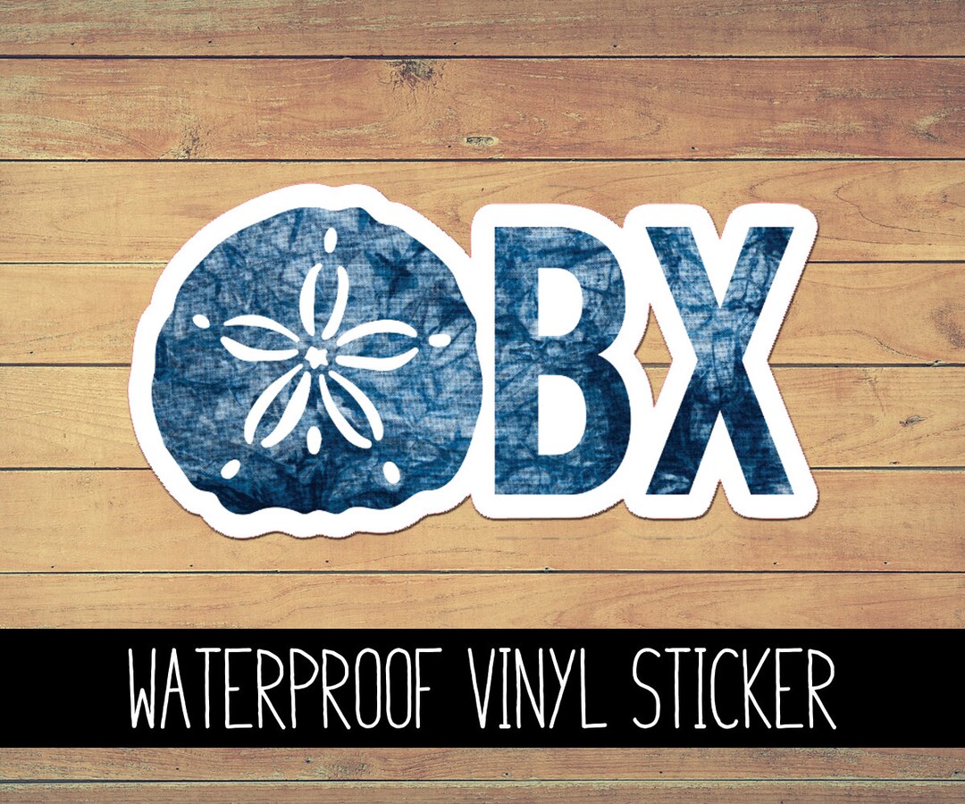Outer Banks OBX Vinyl Waterproof Sticker, Yeti Decal, Beach Decal, Car ...